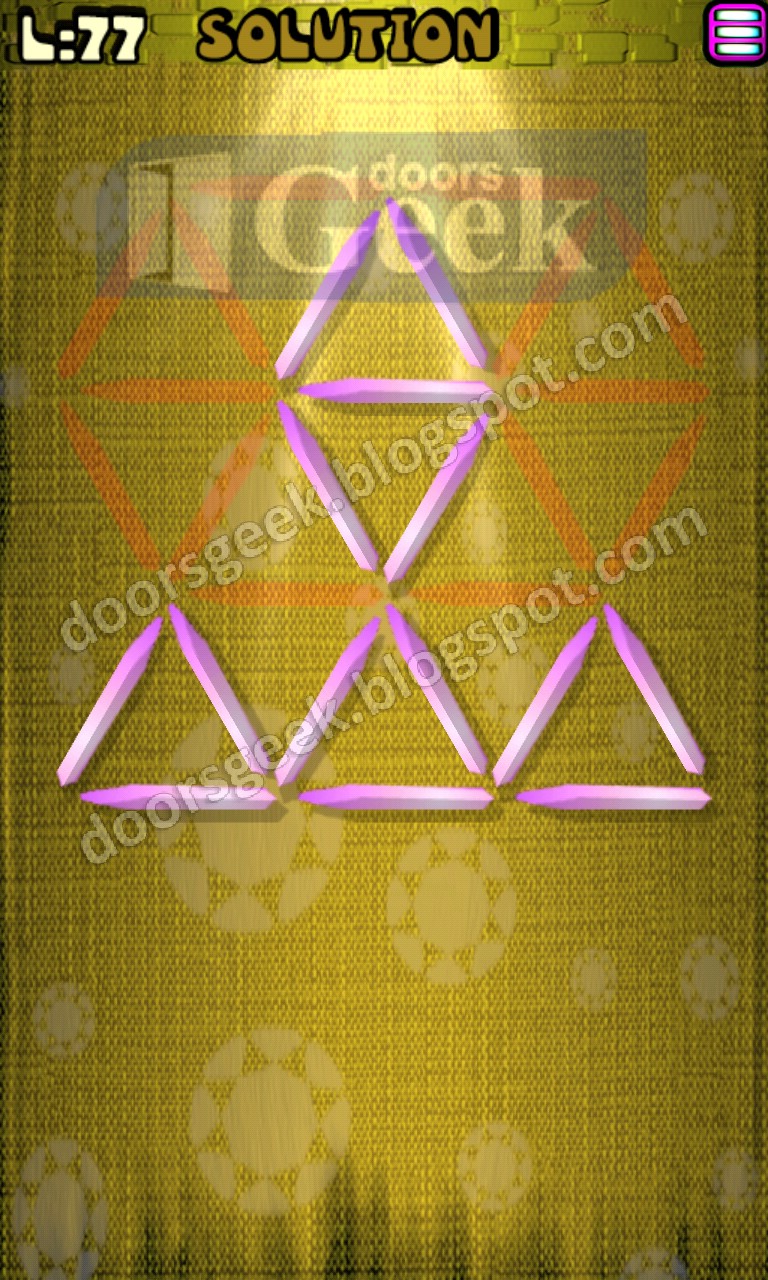 Matches Puzzle [Episode 3] Level 77 Solution ~ Doors Geek